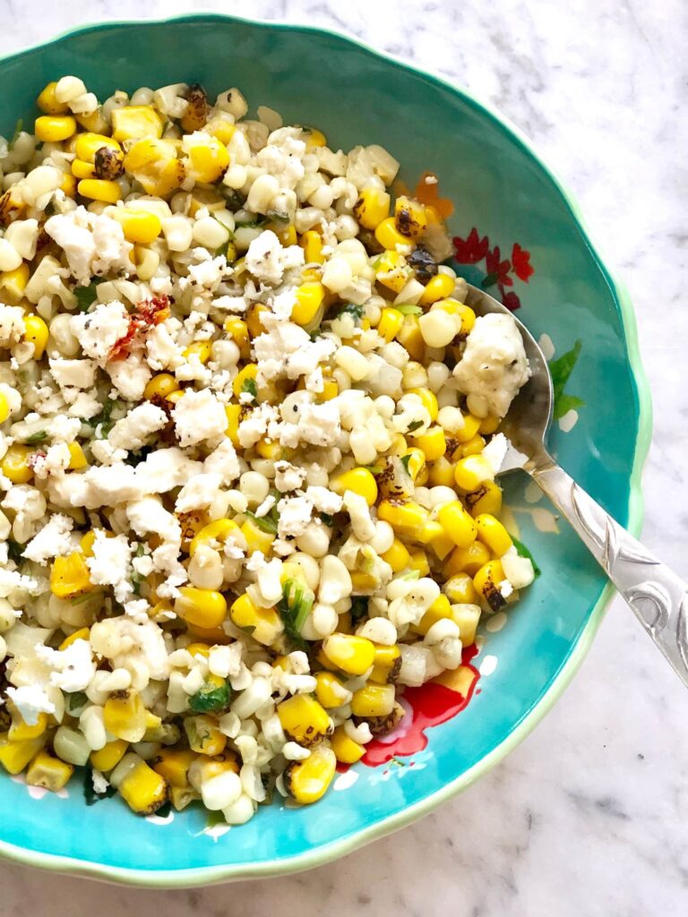 Skillet Mexican Street Corn - Quiche My Grits