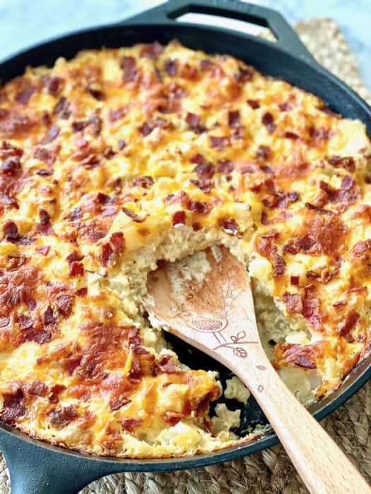 Loaded Hash Brown Casserole - Quiche My Grits