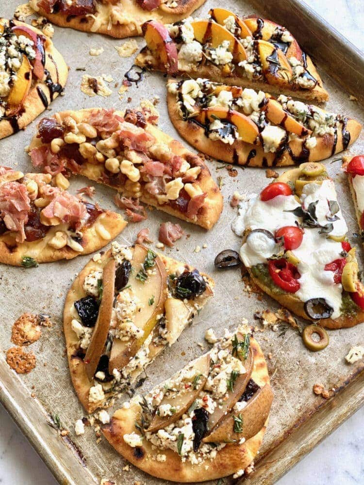 Build Your Own Flatbread Bar - Quiche My Grits