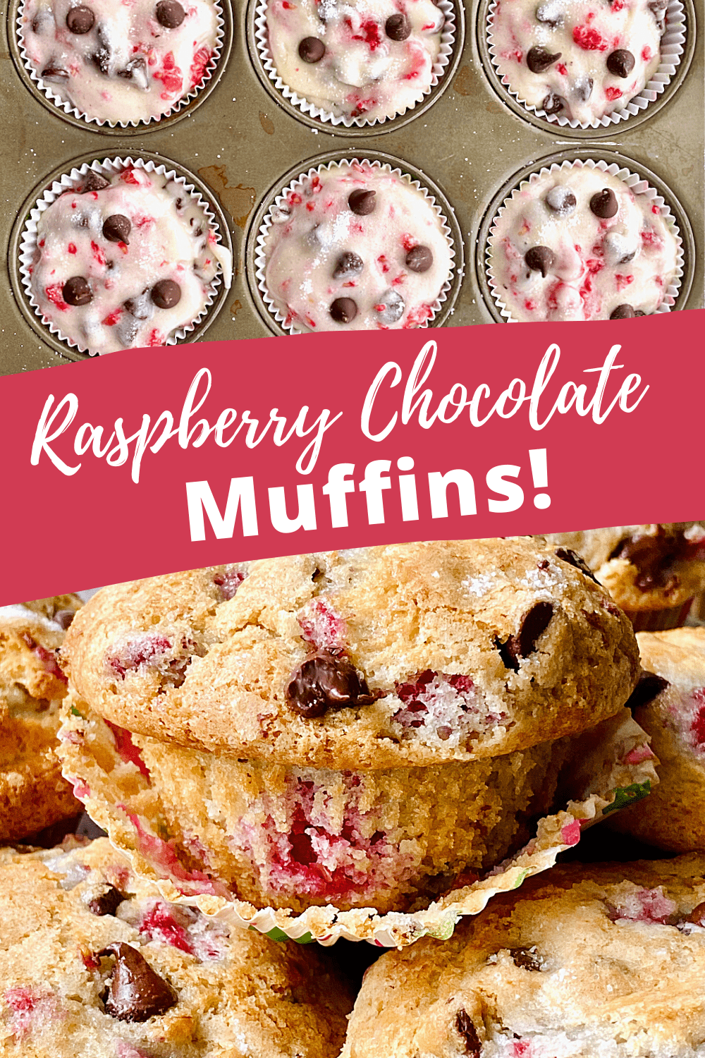 Raspberry Chocolate Muffins - Quiche My Grits