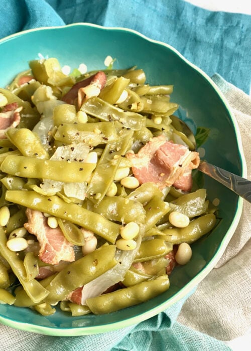 Greasy Cut Short Beans - Quiche My Grits