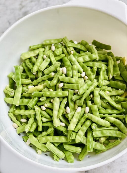 Greasy Cut Short Beans - Quiche My Grits