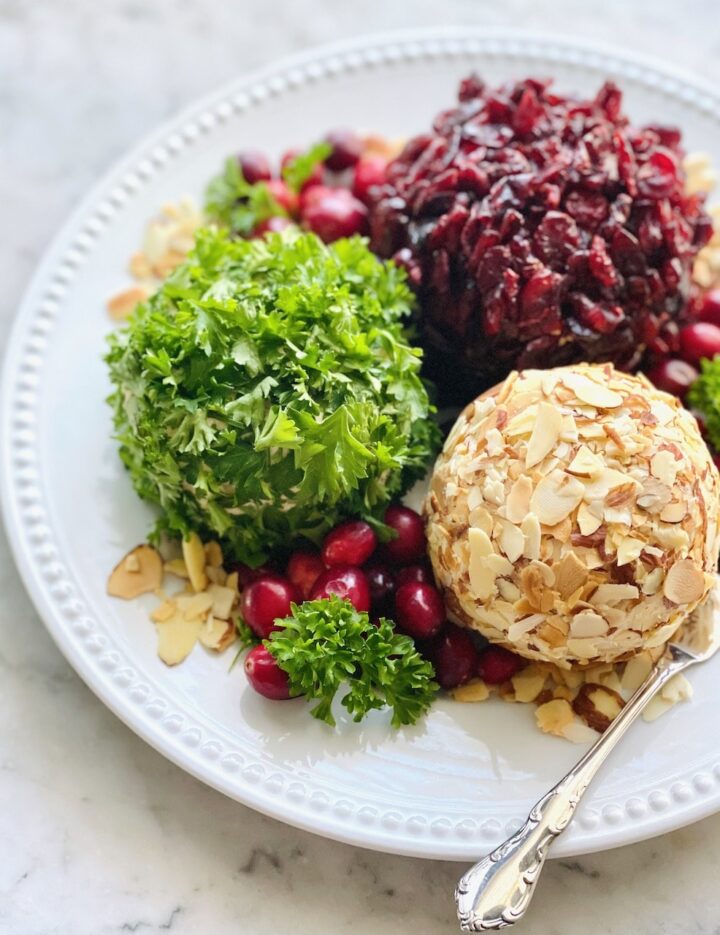 Holiday Cheese Ball Trio - Quiche My Grits