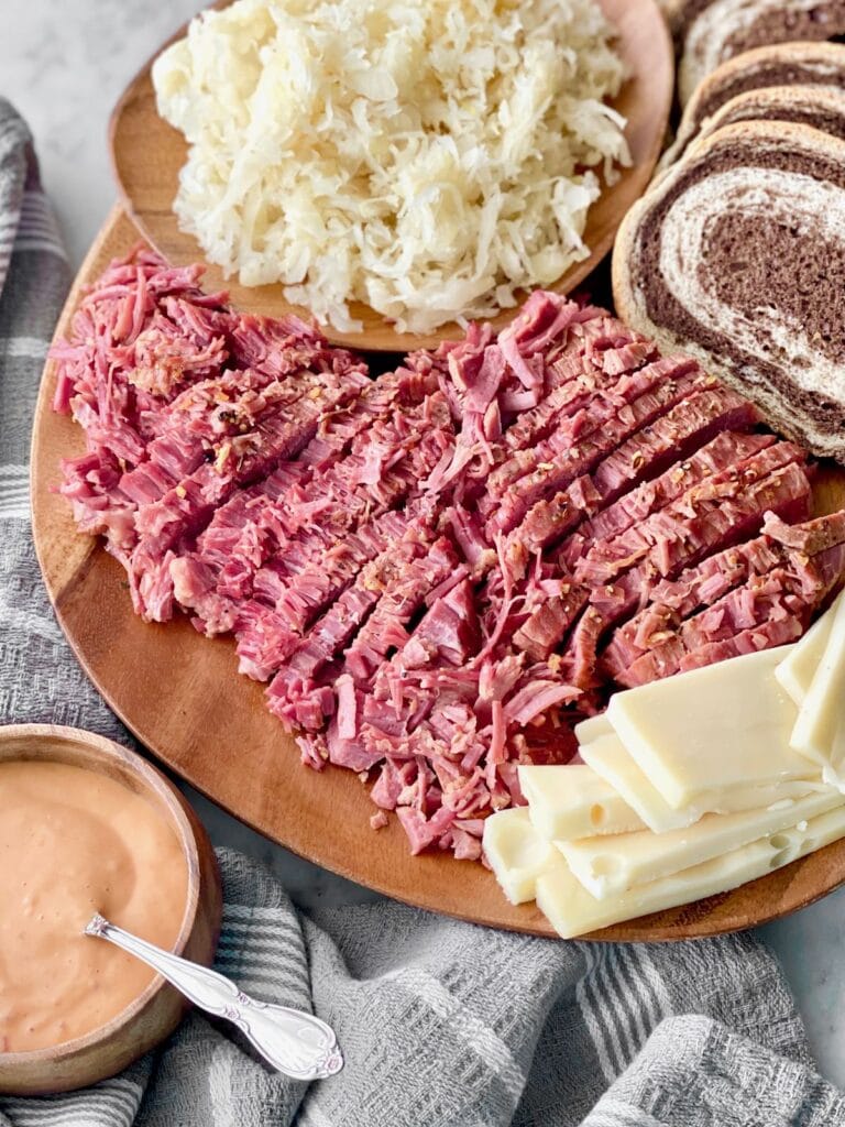 Corned Beef Reuben - Quiche My Grits