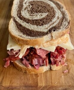 Corned Beef Reuben - Quiche My Grits
