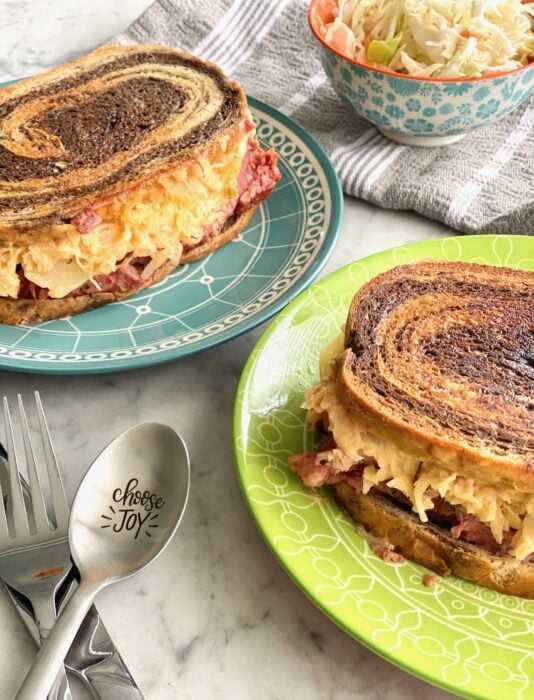Corned Beef Reuben - Quiche My Grits