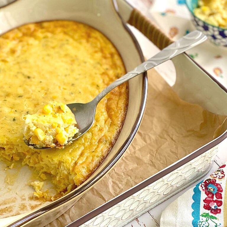 Southern Corn Pudding - Quiche My Grits