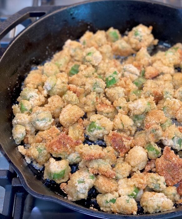 Southern Pan Fried Okra Recipe - Quiche My Grits