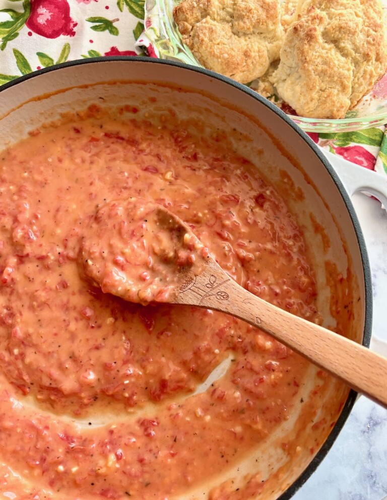 Old Fashioned Tomato Gravy - Quiche My Grits