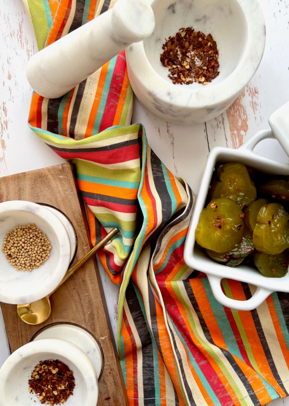 Fire and Ice Pickles - Quiche My Grits