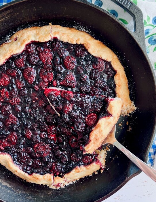Triple Berry Crostata - Quiche My Grits