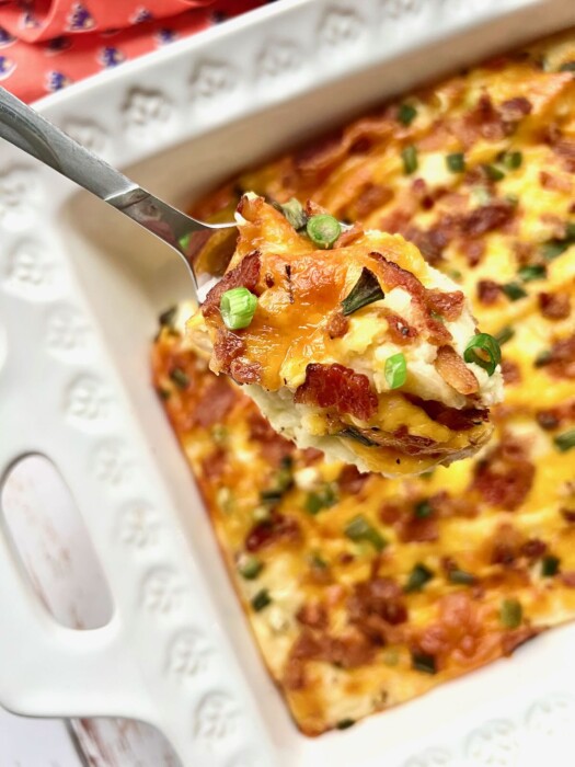 Twice Baked Mashed Potatoes - Quiche My Grits