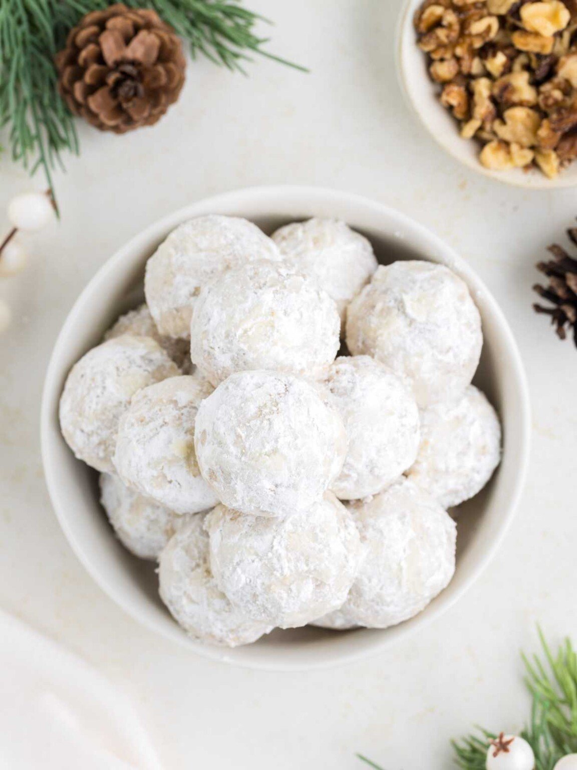 Easy Walnut Snowball Cookies - Quiche My Grits