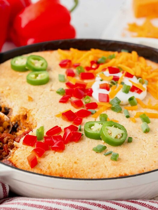 Cowboy Cornbread Casserole - Quiche My Grits