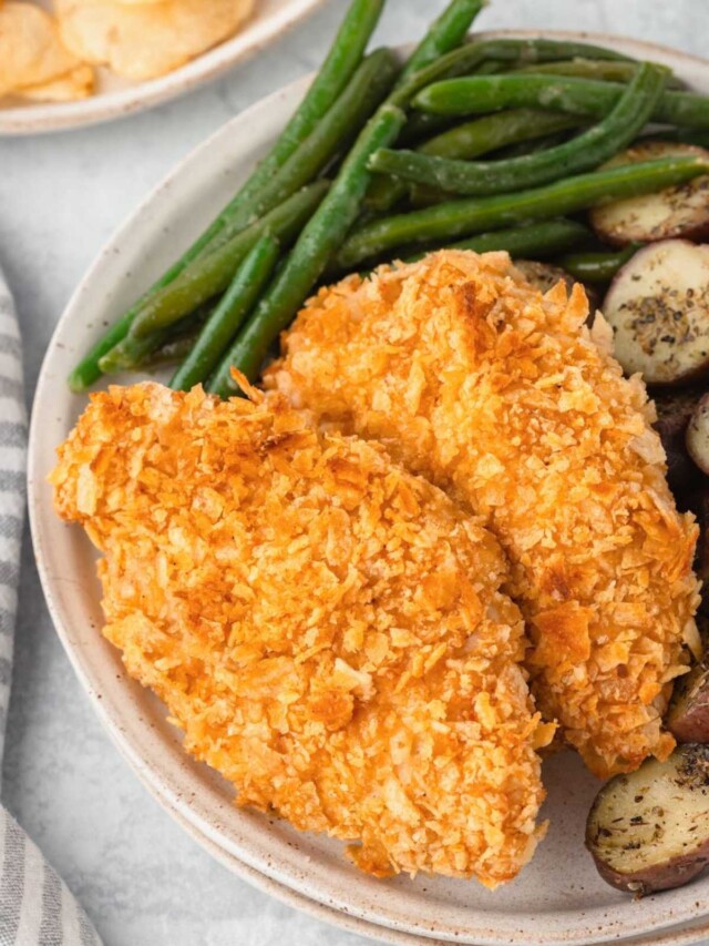 Crunchy Potato Chip Chicken - Quiche My Grits