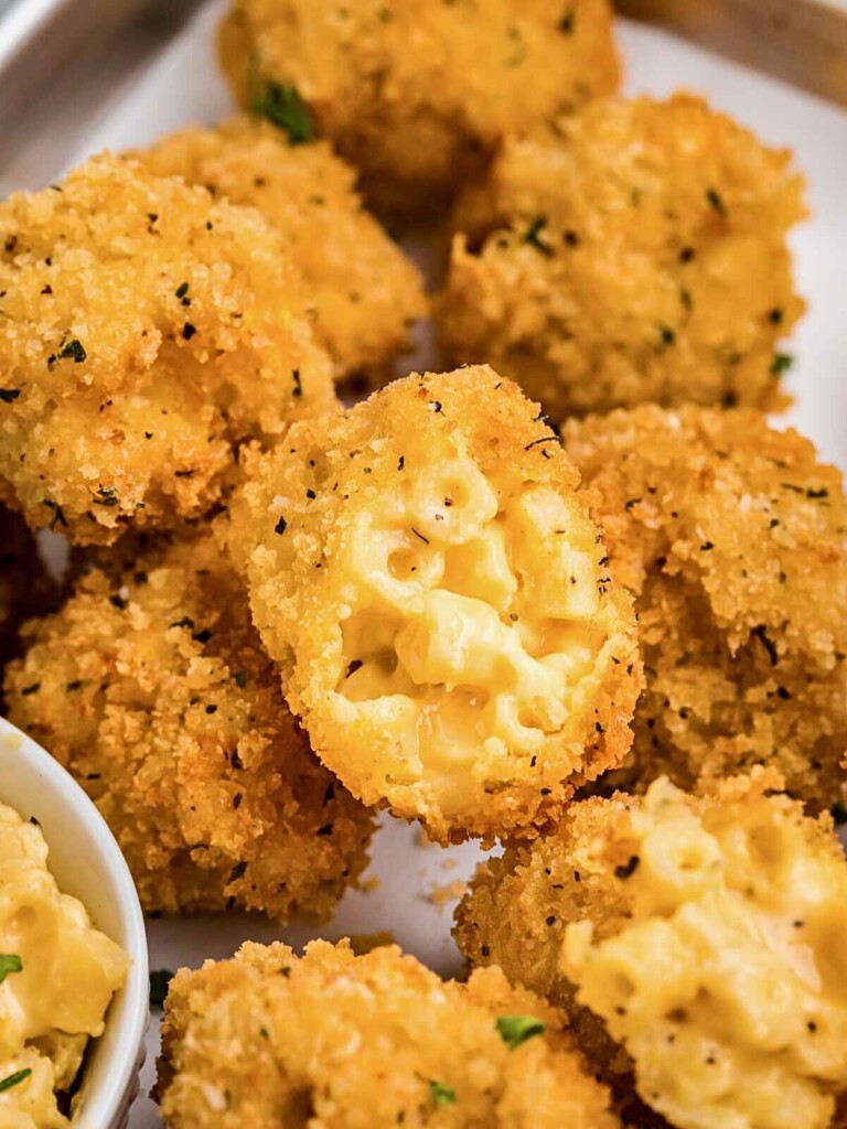 Fried Mac and Cheese Bites - Quiche My Grits
