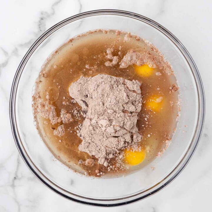 Hot Cocoa Poke Cake - Quiche My Grits