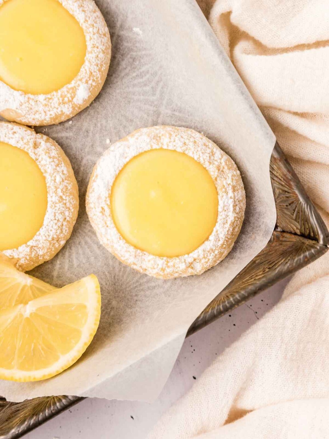 Easy Lemon Curd Cookies - Quiche My Grits