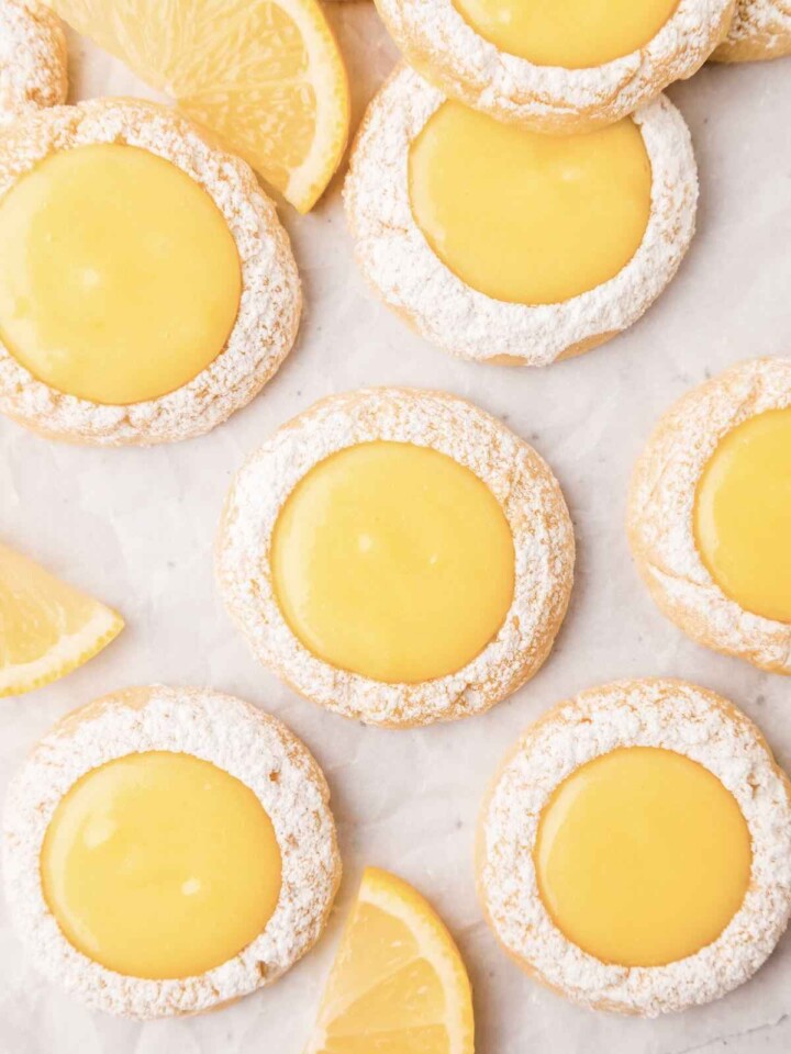 Easy Lemon Curd Cookies - Quiche My Grits
