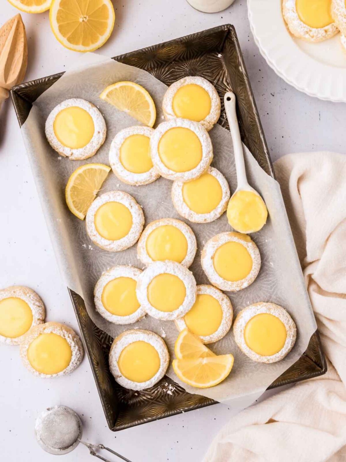 Easy Lemon Curd Cookies - Quiche My Grits